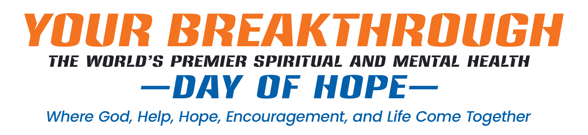 Breakthrough: Global Day of Hope 2024 - AACC